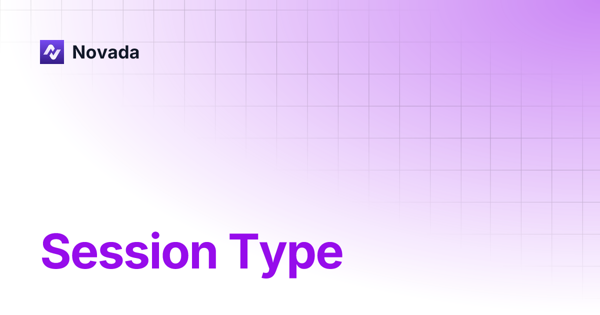 Session Type | Novada